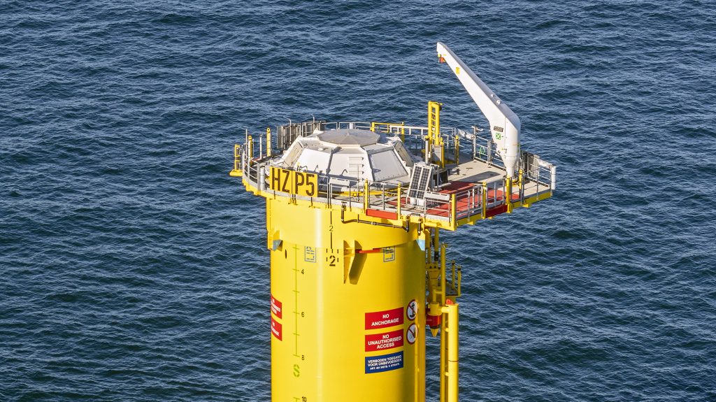 Offshore turbines get reusable covers - Windpark Hollandse Kust South.